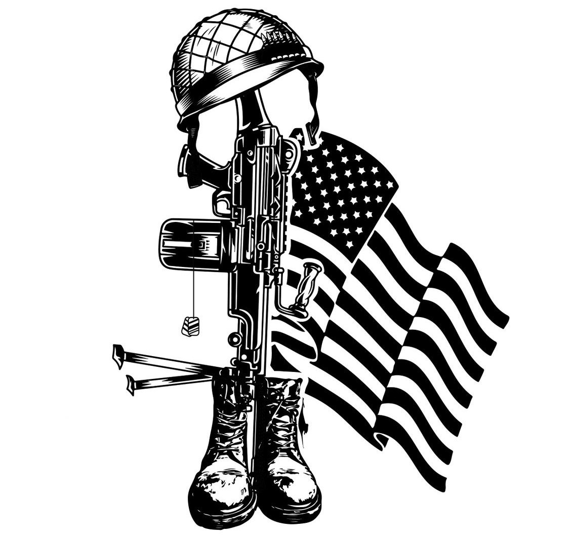 Fallen Soldier Drawing