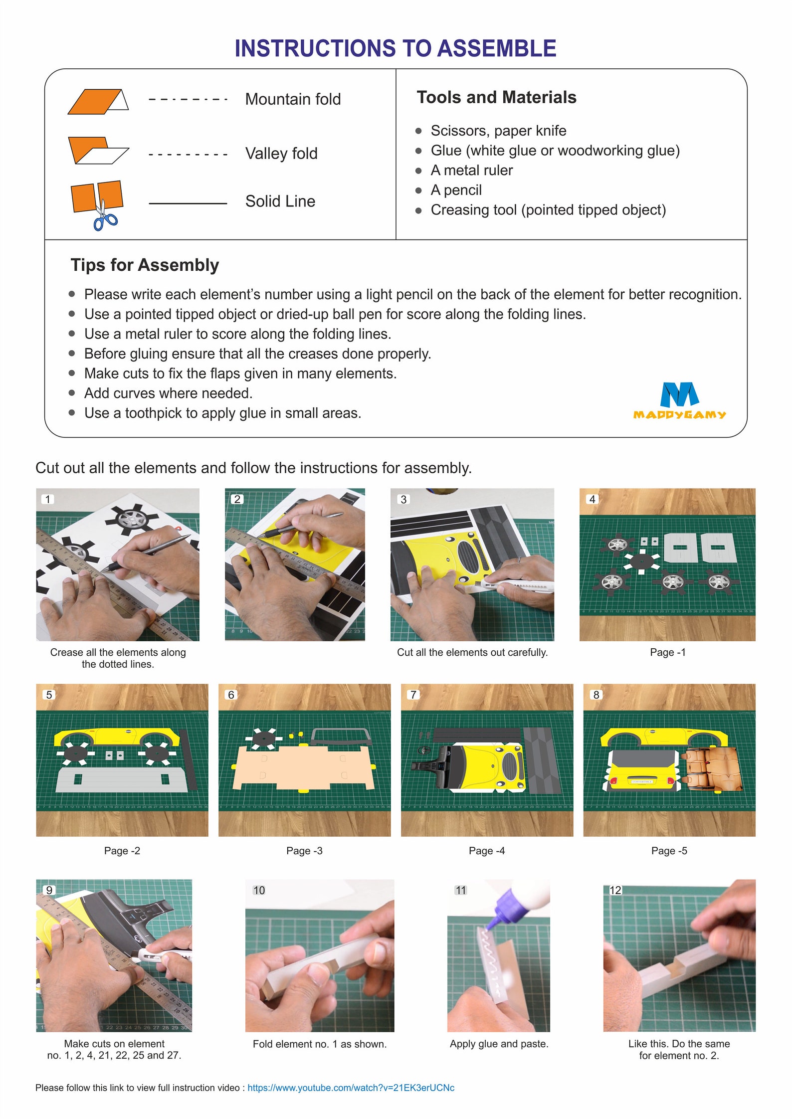 Convertible Car Paper Model Its Really Run Car Paper Craft 3D Paper ...