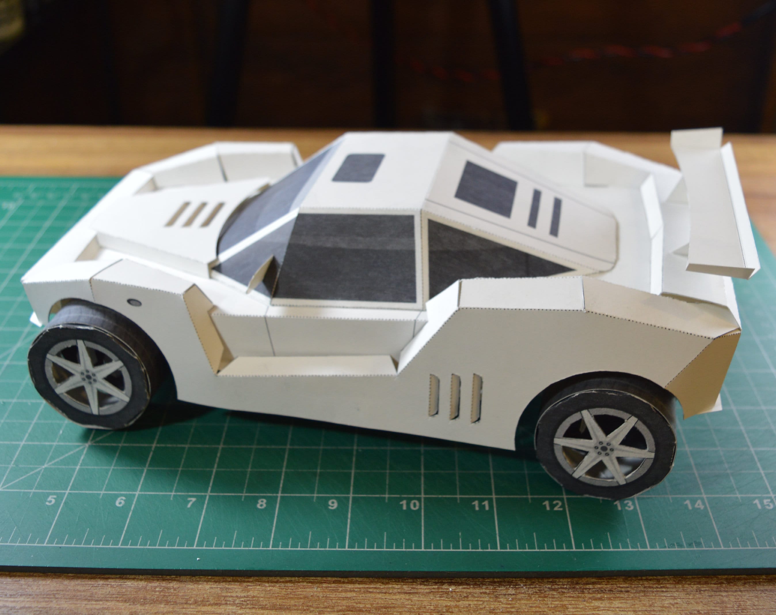 Paper Model Car | Sports Car | Paper Craft | 3D Paper Model | Paper ...