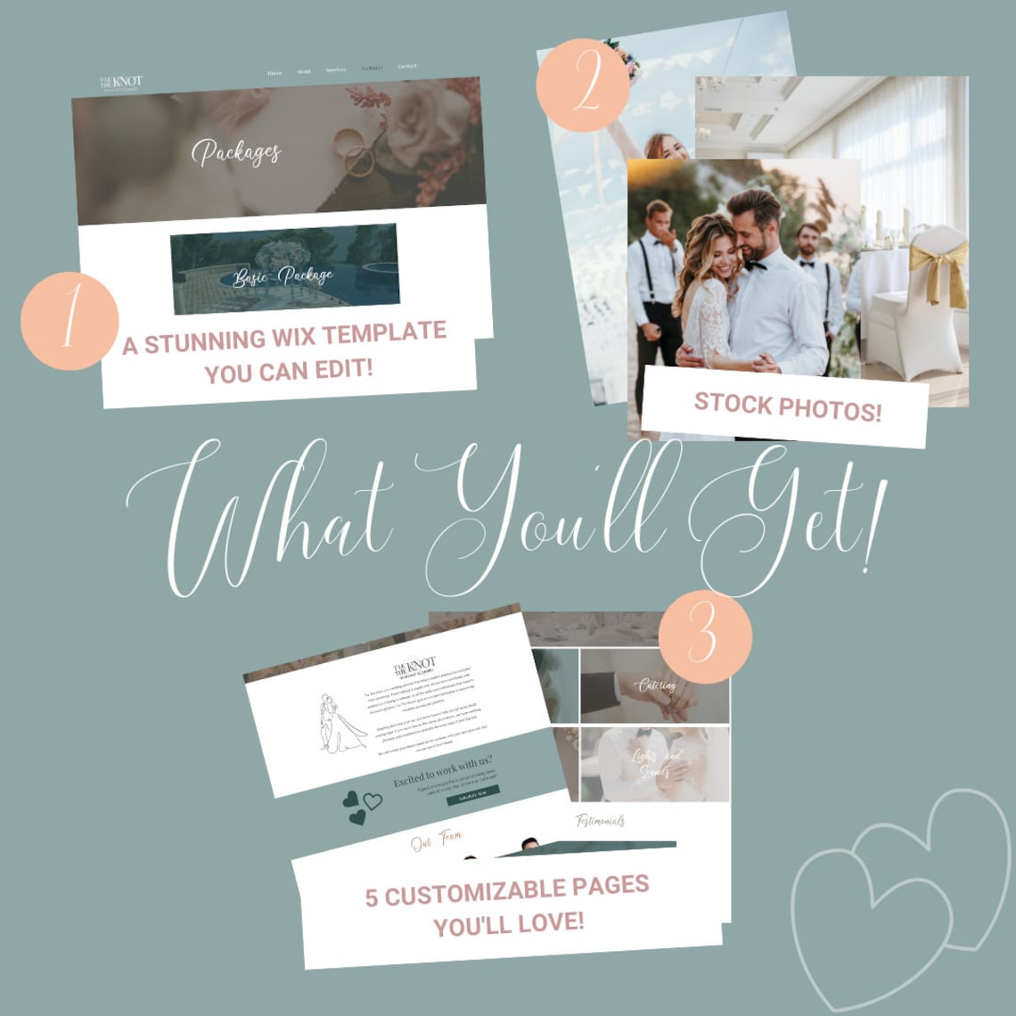 Wix Wedding Planner Website Template | Website Template for Wedding ...