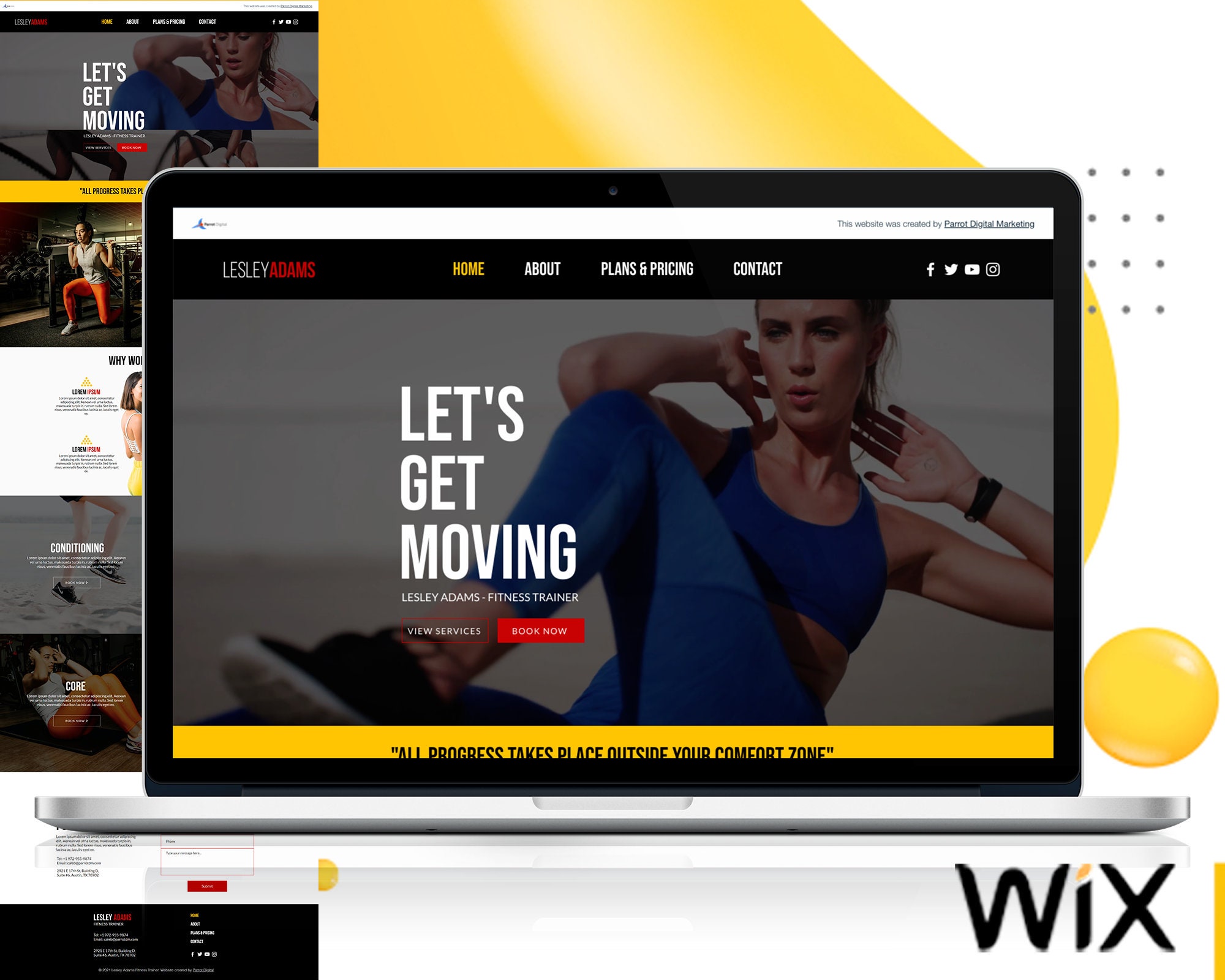Wix Personal Trainer Website Template Site Template for | Etsy