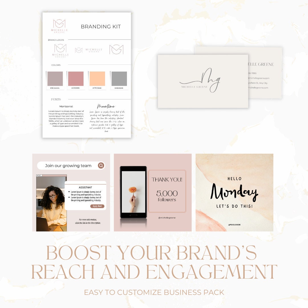 Vibrant Ultimate Business Template Pack | Wix Website | Canva Templates ...