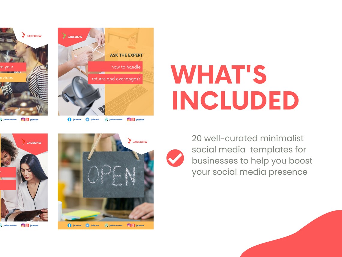 Social Media Posts for Businesses | Canva Templates | Unique Canva ...