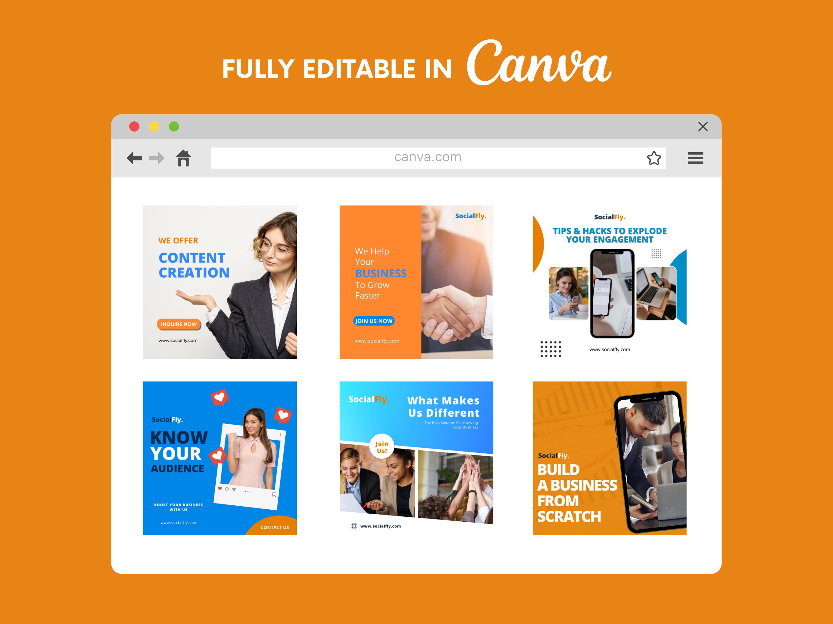 100 Social Media Posts for Digital Marketing Agencies | Canva Templates ...