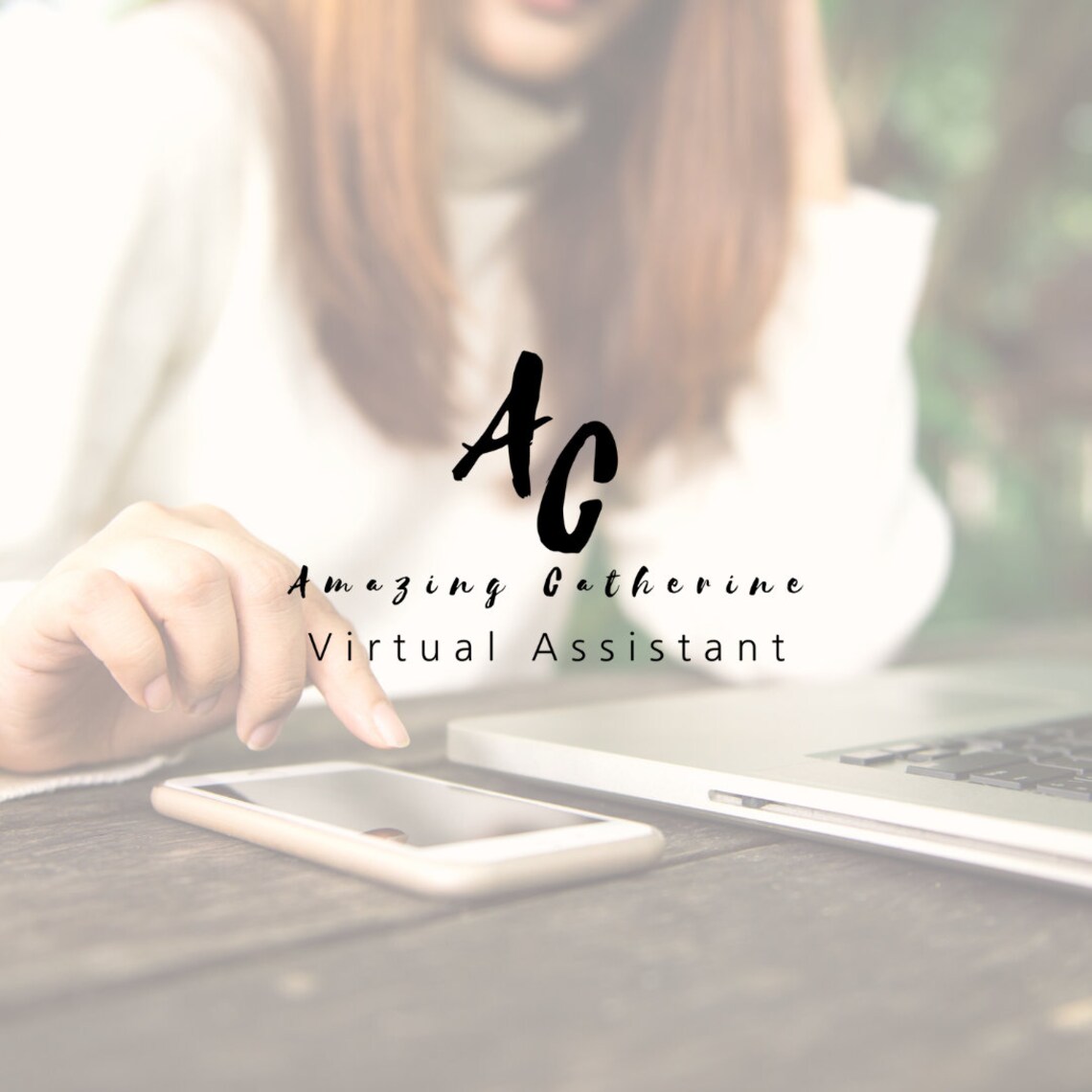 6 Virtual Assistant Business Logos | Logo Canva Template for Virtual ...