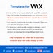 Wix Artist Portfolio Website Template | Website Template for Artist ...