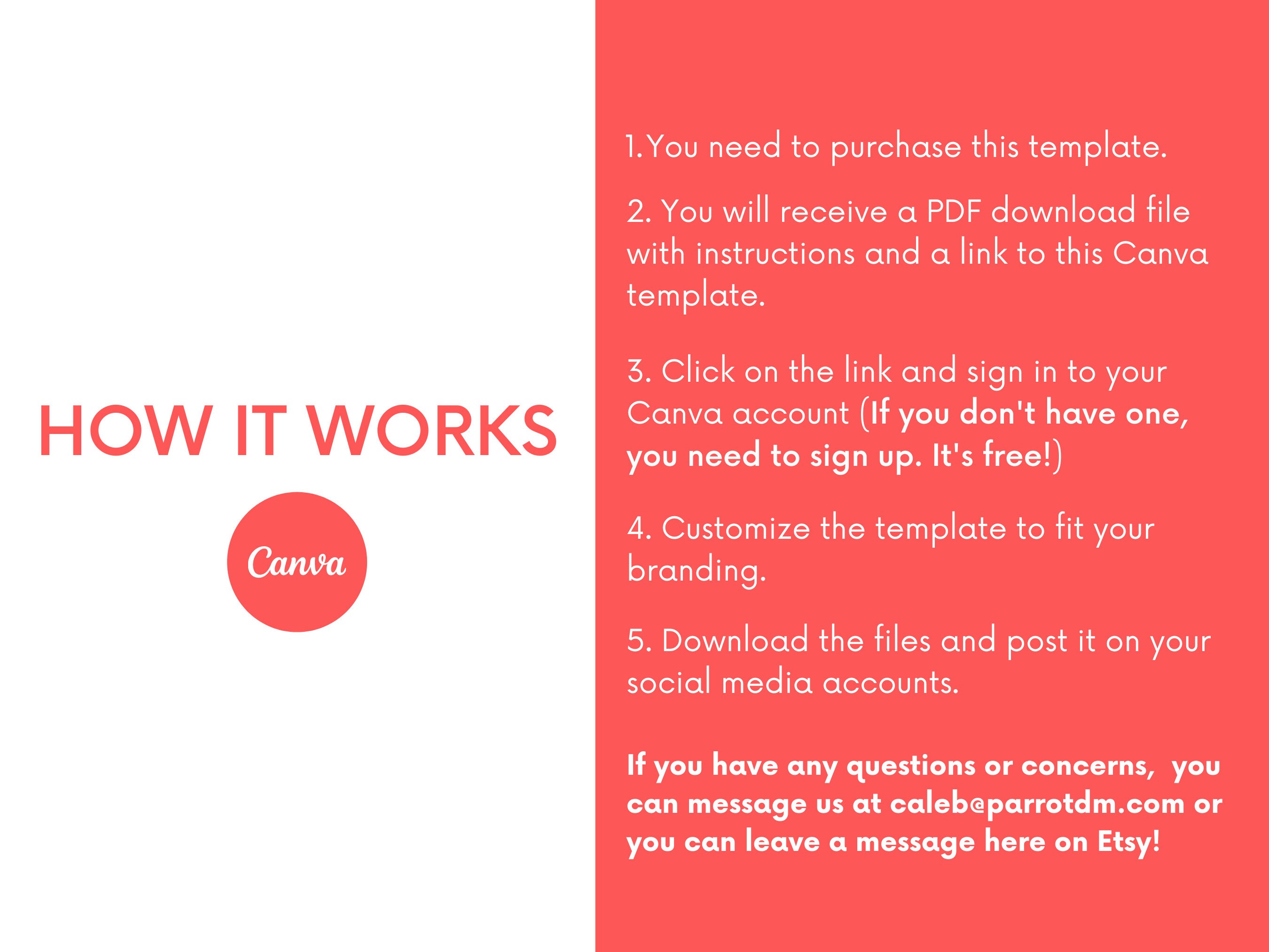 Social Media Posts for Businesses | Canva Templates | Unique Canva ...