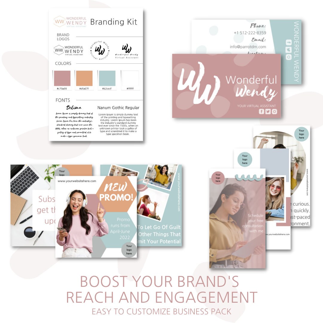Ultimate Business Template Pack for Virtual Assistants Wix Website ...