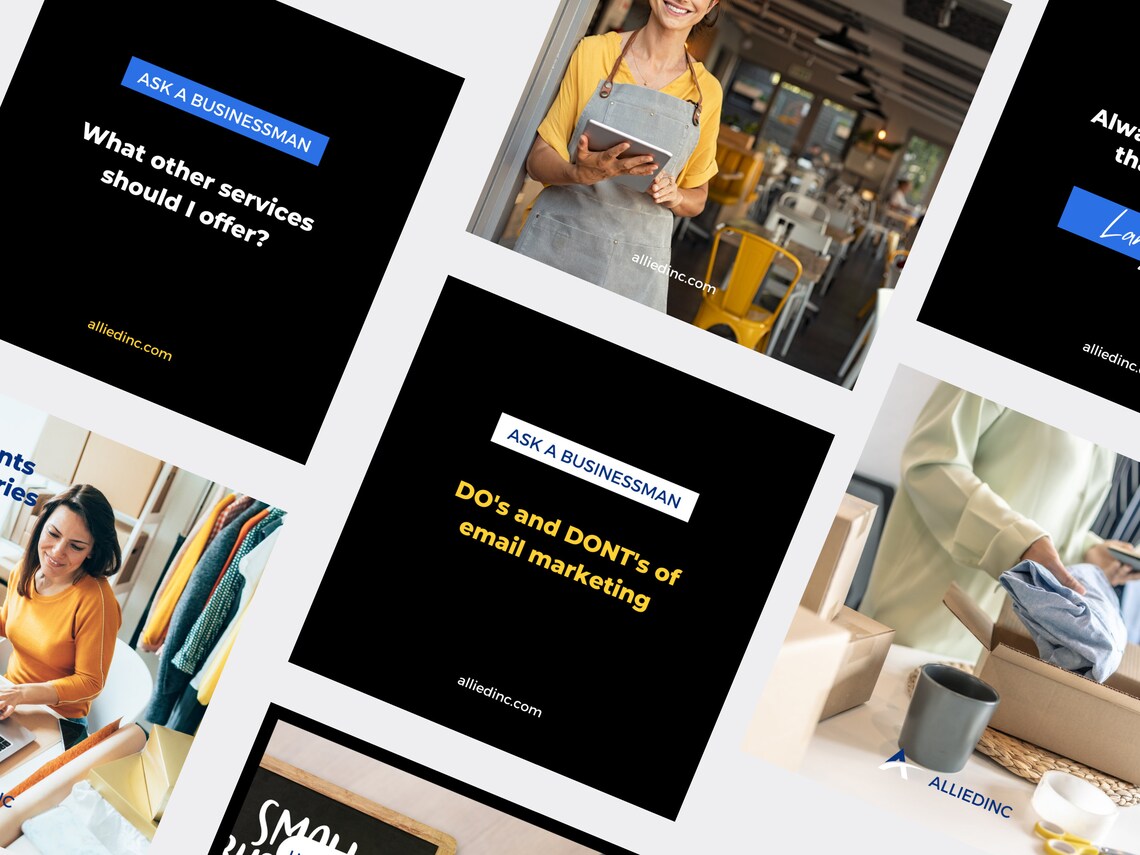 Social Media Posts for Businesses Canva Templates Unique Canva Designs ...