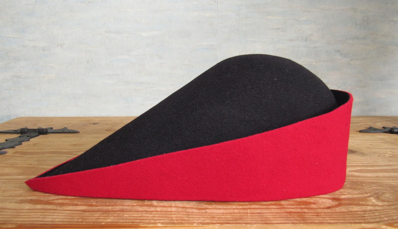 Medieval Felt Hat Hat for Reenactors Hat for Knights Felt | Etsy