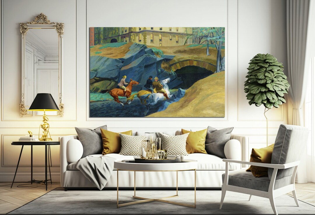 Bridle Path 1939 Wall Art Print Oil Painting Edward Hopper Reproduction ...