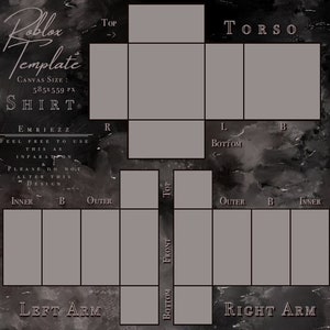 Roblox Clothing Template Shirt & Pants Background Design - Etsy