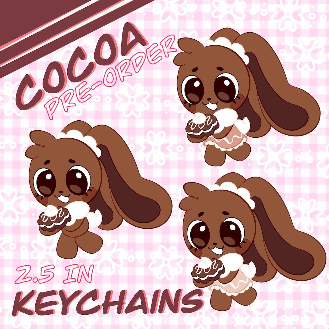 Cocoa - Dandy’s World Keychain | In- Stock - 2.5 Inches With 3 Cocoa ...