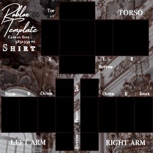 Roblox Clothing Template Shirt & Pants Royal Background - Etsy