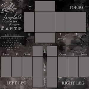 Roblox Clothing Template || Shirt & Pants || Background Design - Etsy