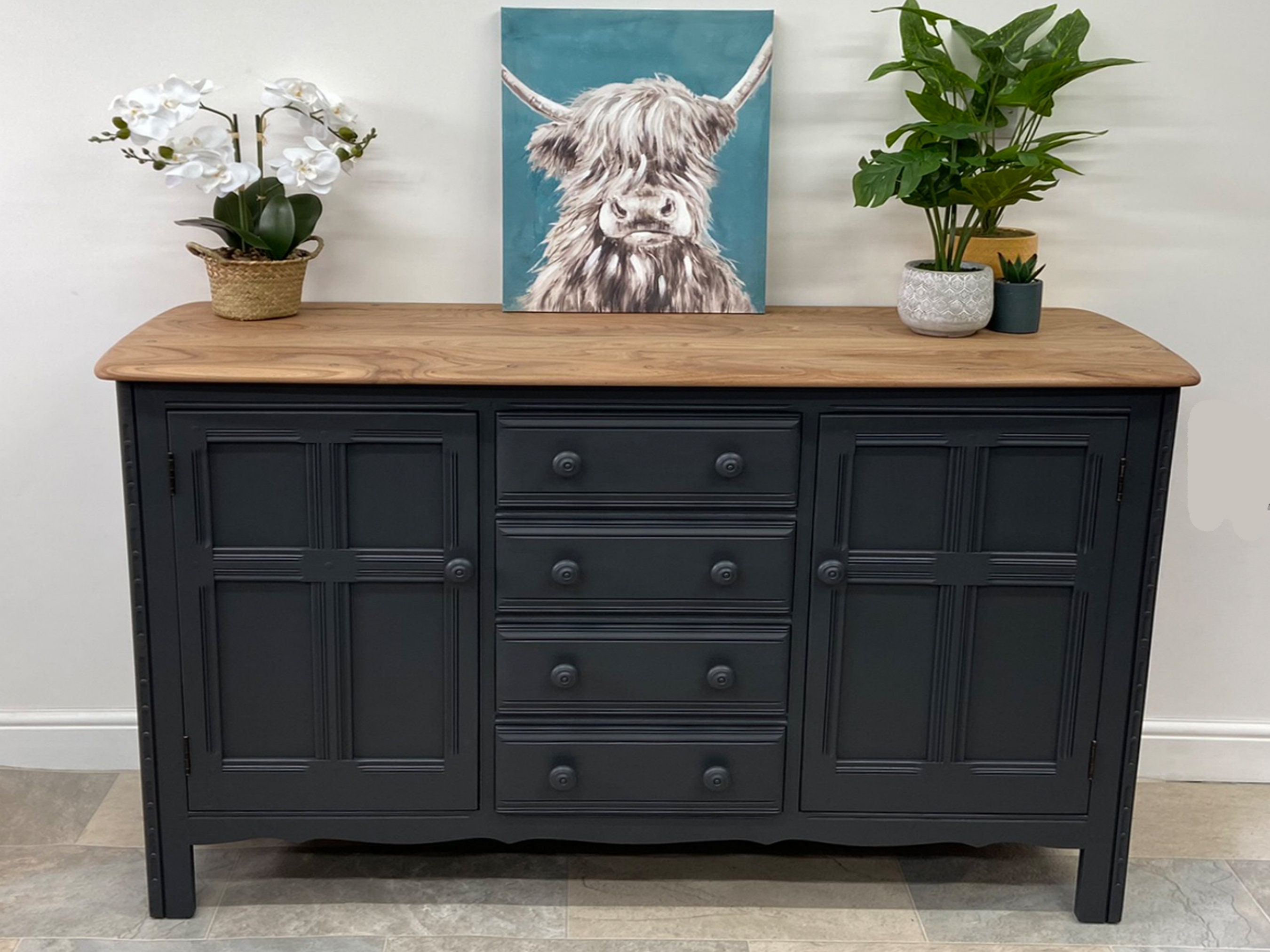 Painted to Order Ercol Vintage Sideboard - Etsy UK