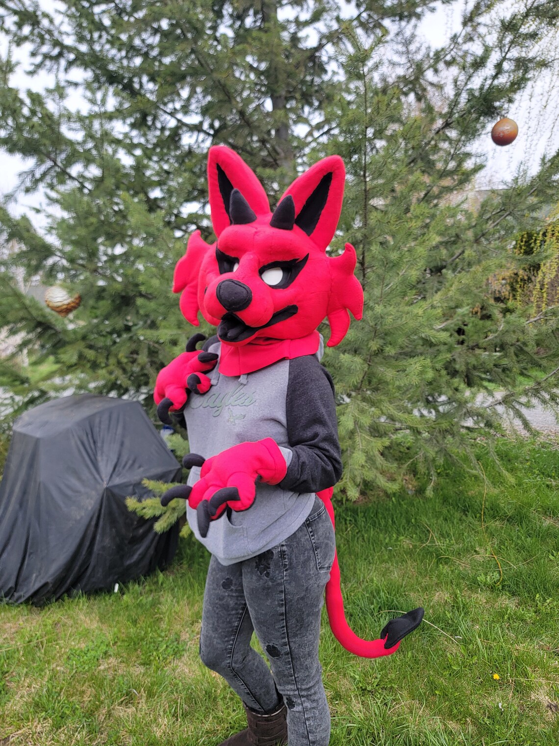 Fursuit Premade Demon Cat Mini Partial - Etsy