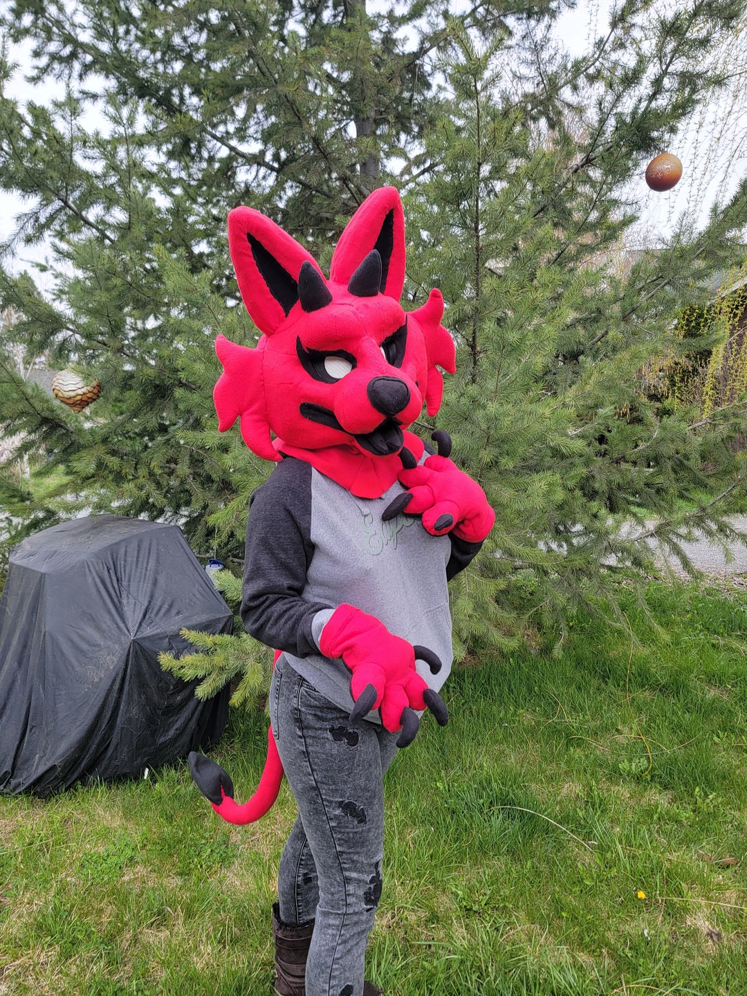 Fursuit Premade Demon Cat Mini Partial - Etsy