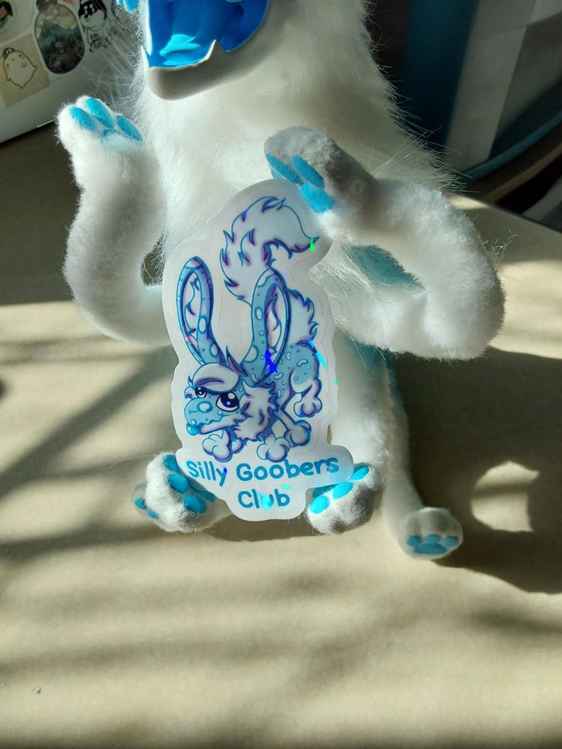 Furry Silly Goober Club Sticker - Etsy