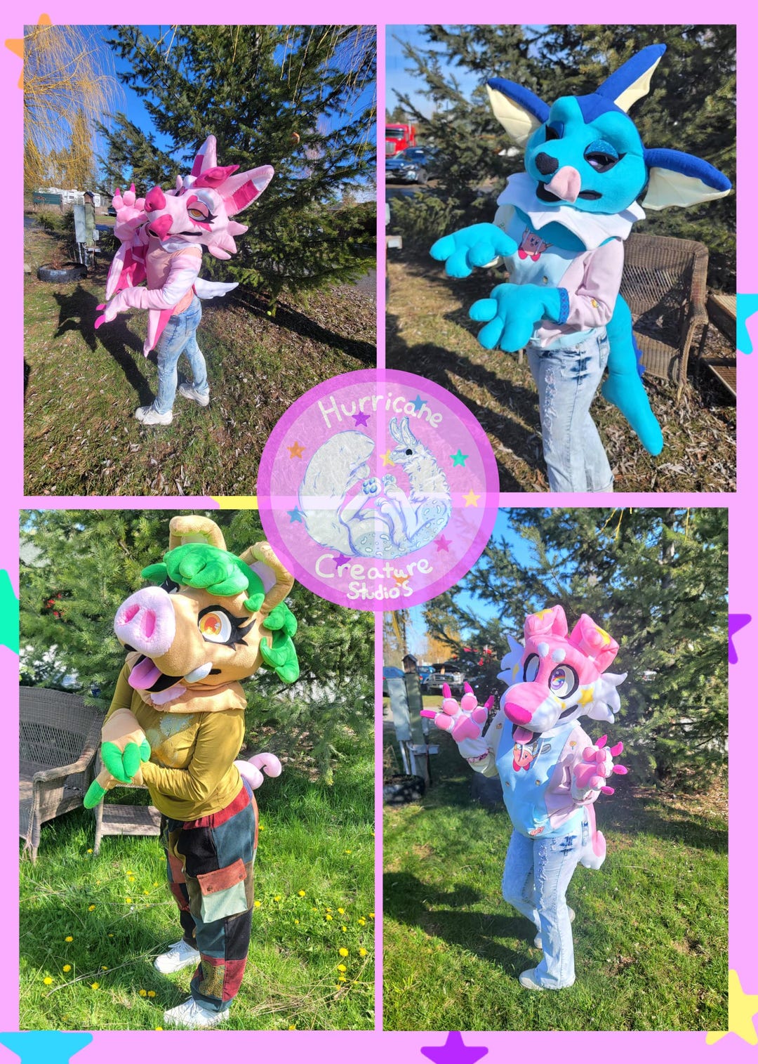 Fursuit Custom Commissions Fleece Mini Partials - Etsy