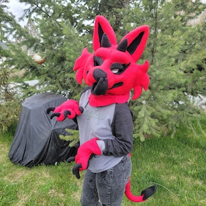 Fursuit Premade Demon Cat Mini Partial - Etsy