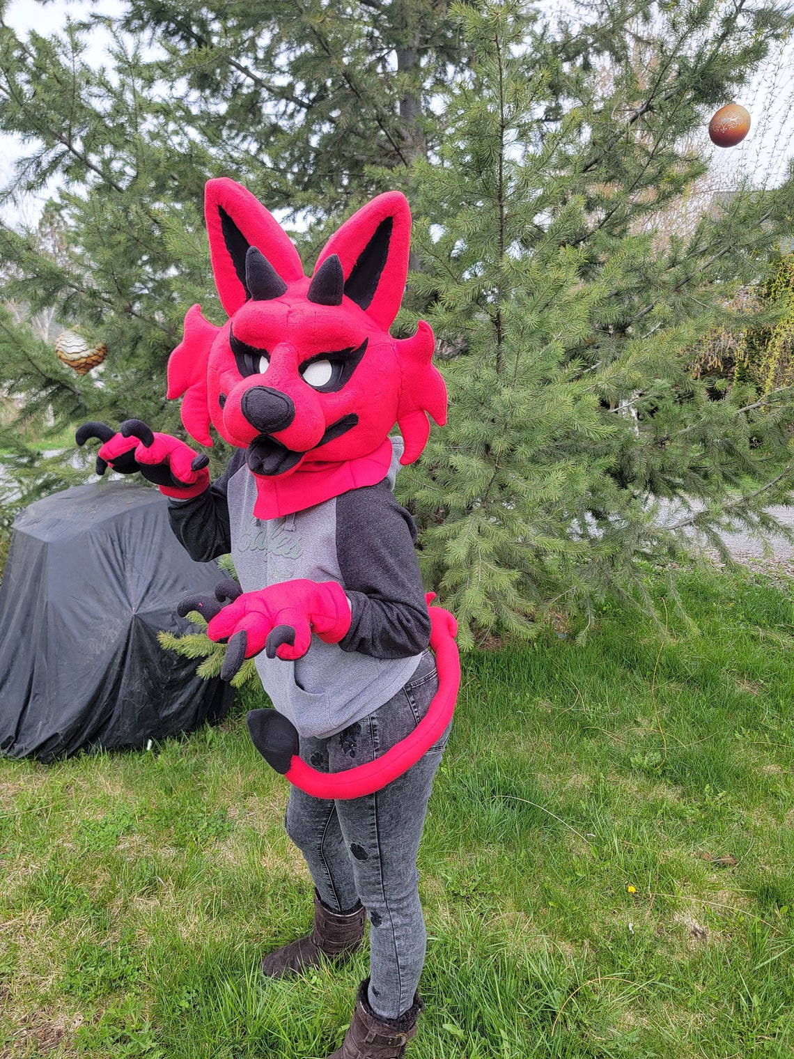 Fursuit Premade Demon Cat Mini Partial - Etsy