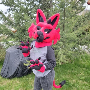 Fursuit Premade Demon Cat Mini Partial - Etsy