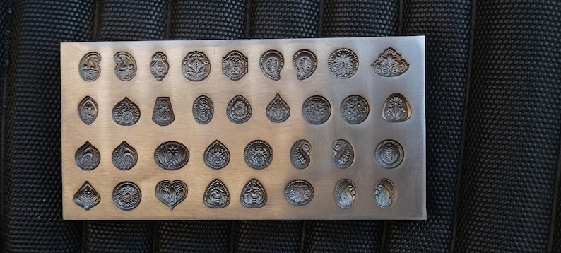 1_34 Short Plate Impression Die>impression Die>silver Impression Die>6 ...