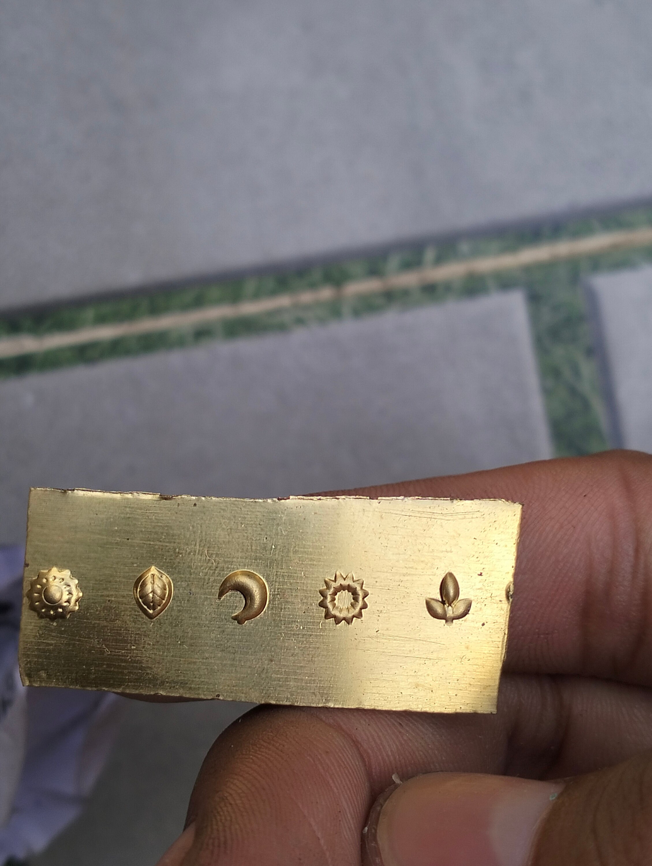 4mm Design Short Plate34 Impression Dieimpression Diesilver Impression ...