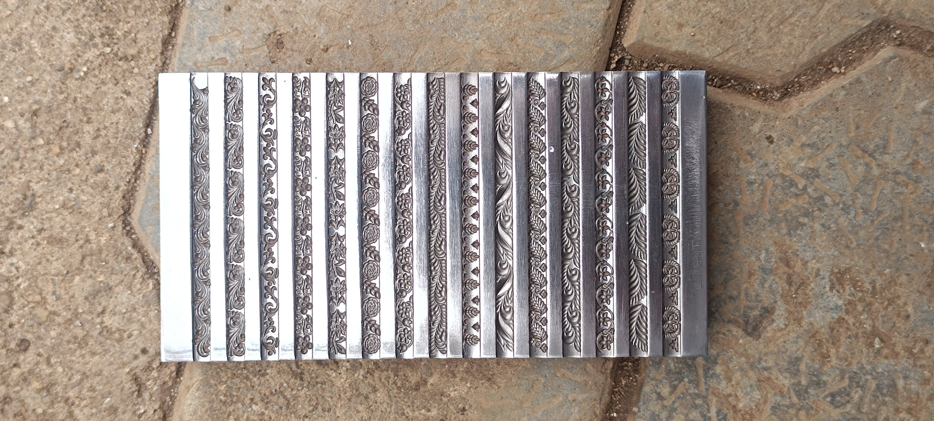 Pattern Wire Die | 15 Design Metal Imprinting Tool - Etsy