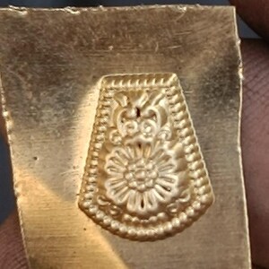 1_34 Short Plate Impression Die>impression Die>silver Impression Die>6 ...
