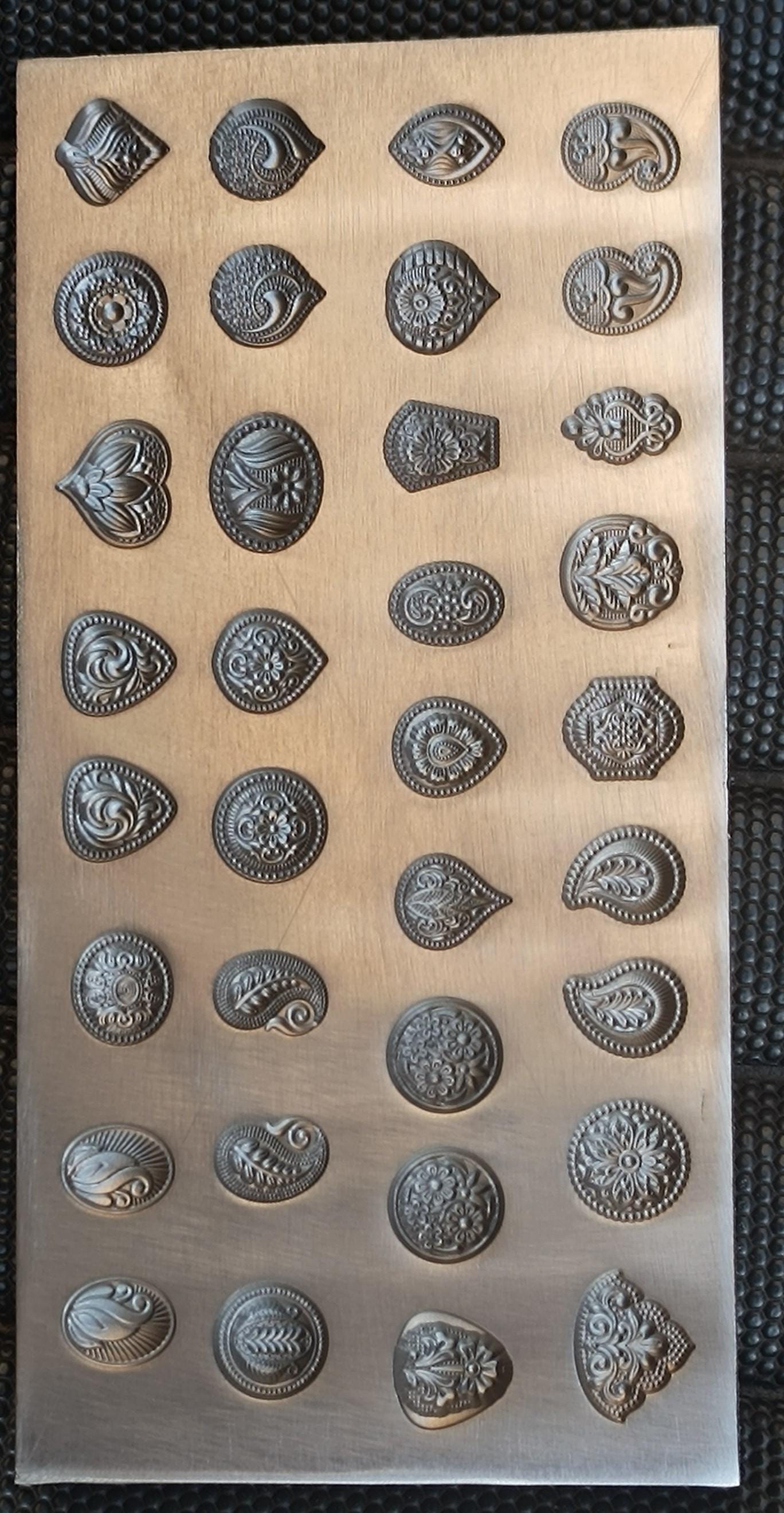 1_34 Short Plate Impression Die>impression Die>silver Impression Die>6 ...