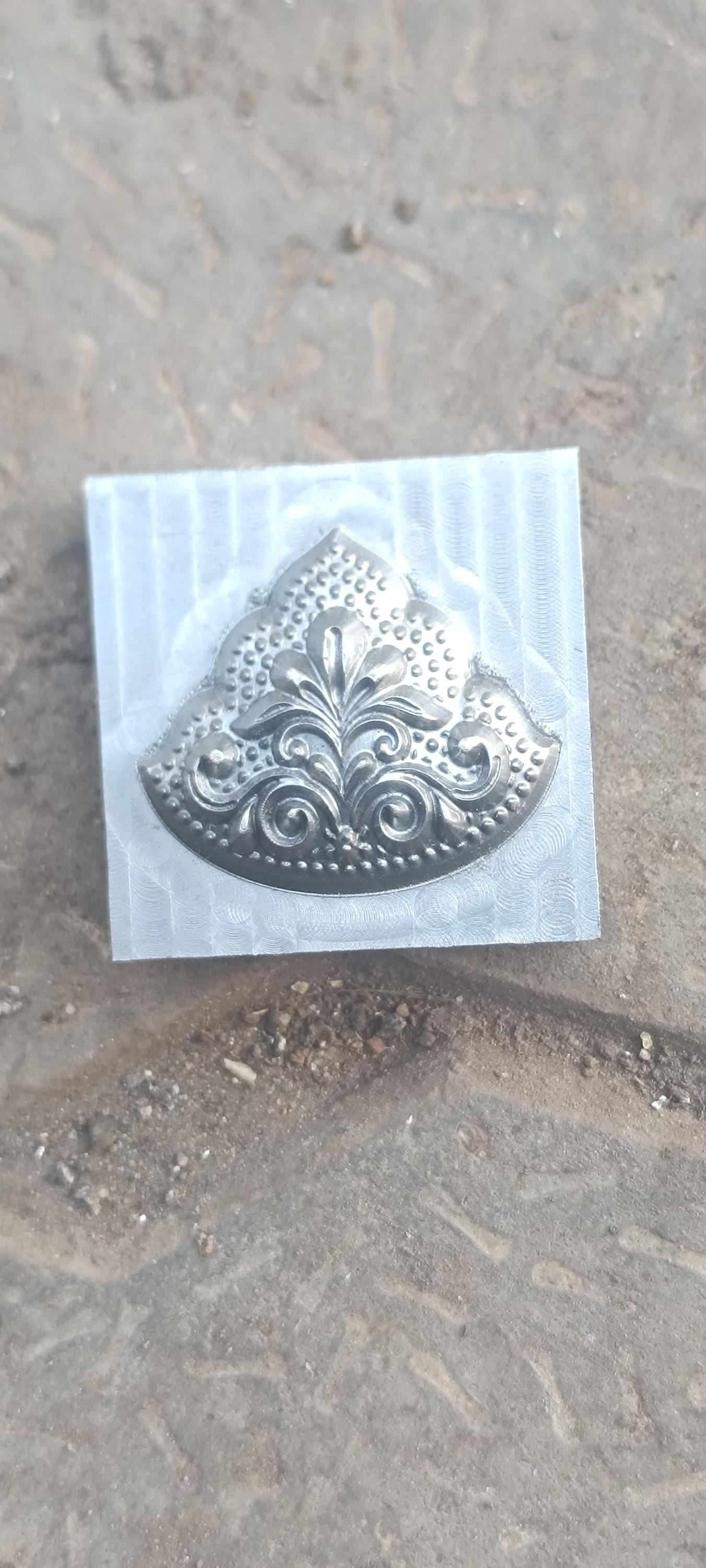 Native American-inspired Triangle Stamping Tool, Steel Punches Jewelry ...
