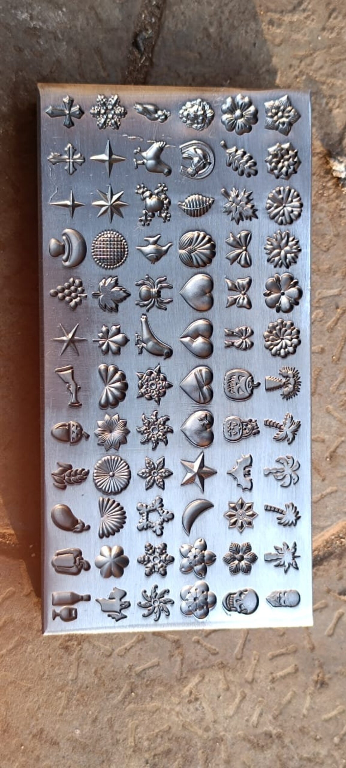 Steel Impression Die: 72 Short Plate Designs, Jewelry Making - Etsy