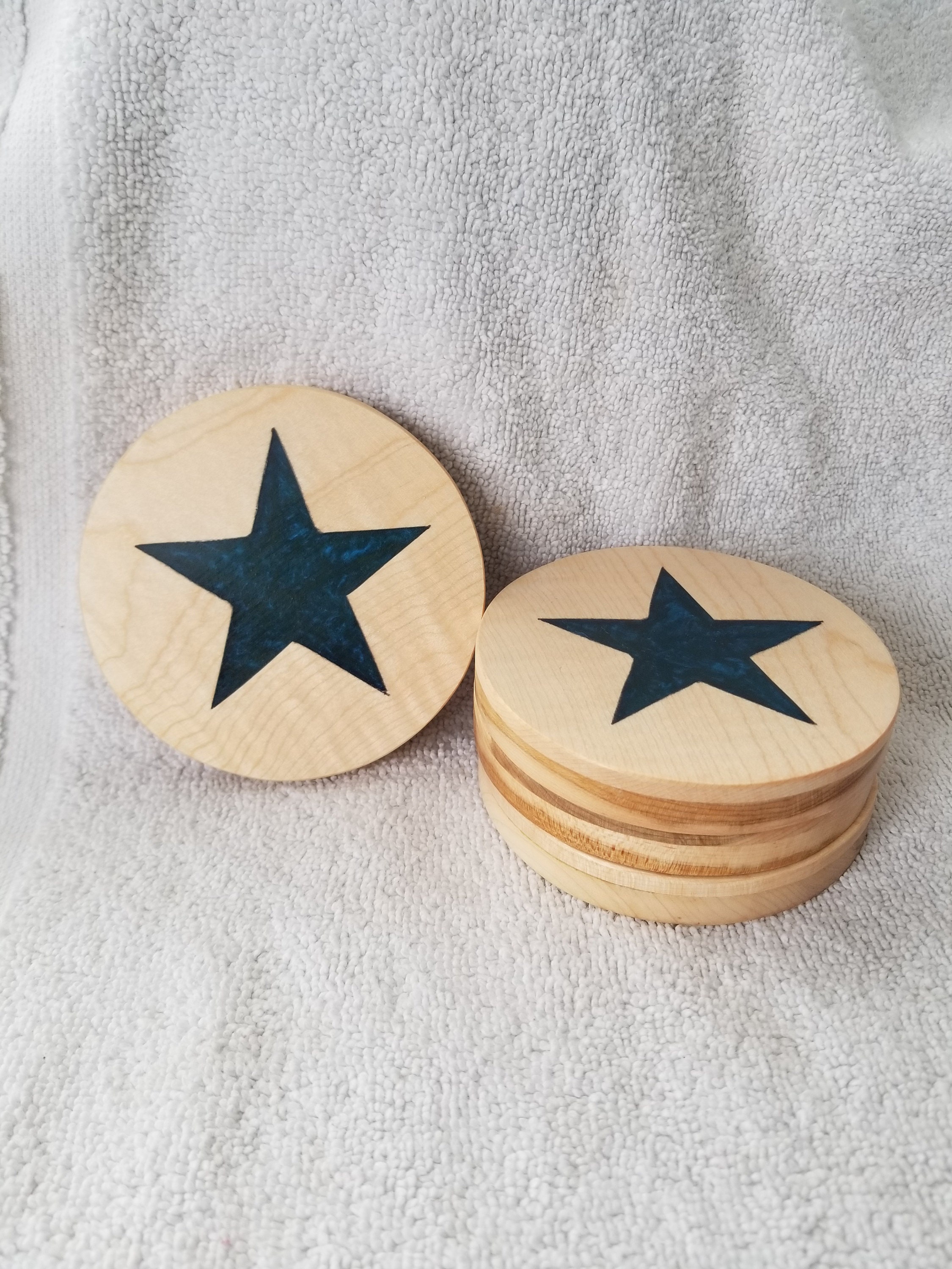 Coasters ,epoxy, Hickory, Handmade, Cowboys, NFL, SPORTS, Texas - Etsy UK