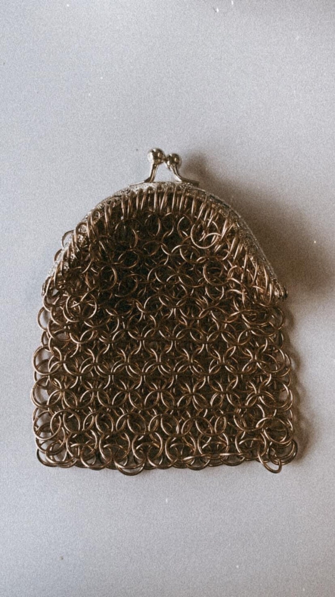 Hand Made Chainmail Chain Maille Purse Dice Dnd Coin Avant Garde ...