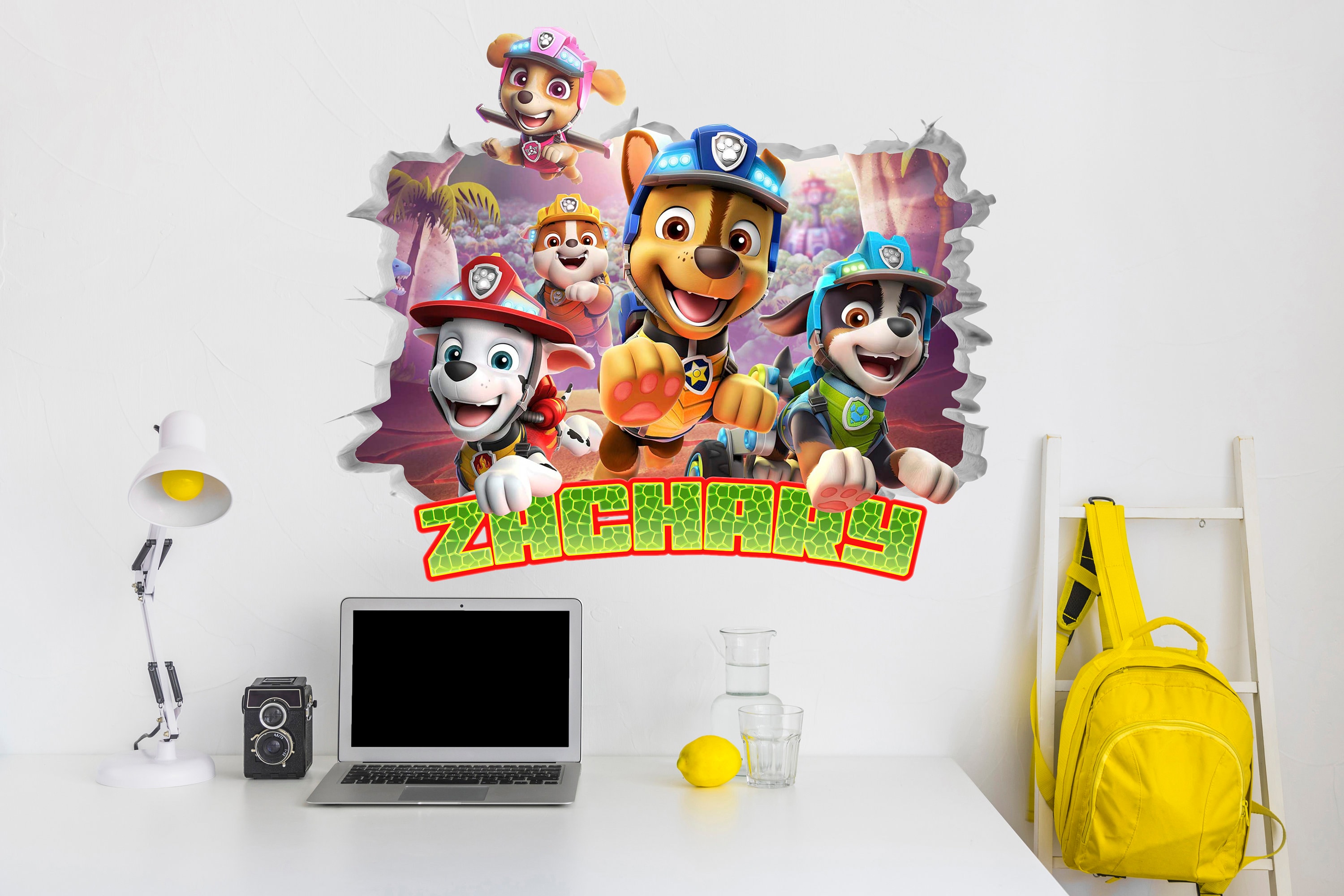 Paw Patrol Craft Wall Decal Wall Mural Stickers Design - Etsy