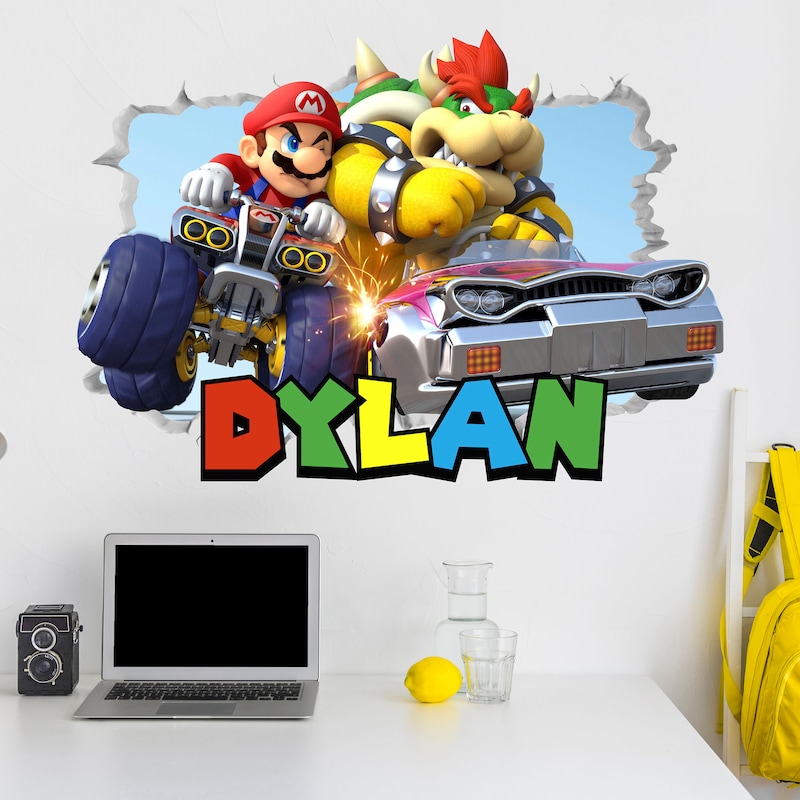 Super Mario Decal - Etsy