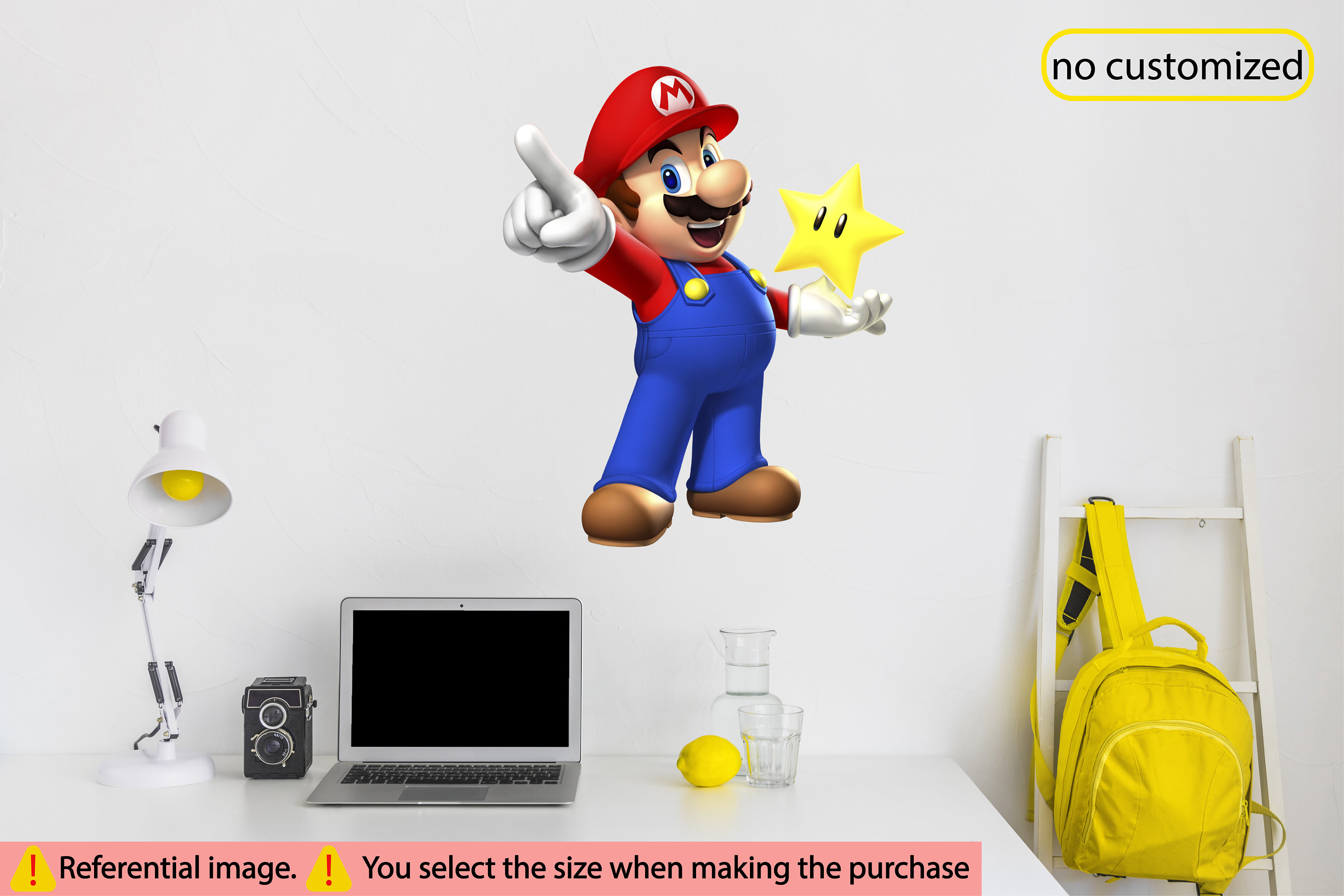 Super Mario Craft Wall Decal Wall Mural Stickers Design Customizable ...