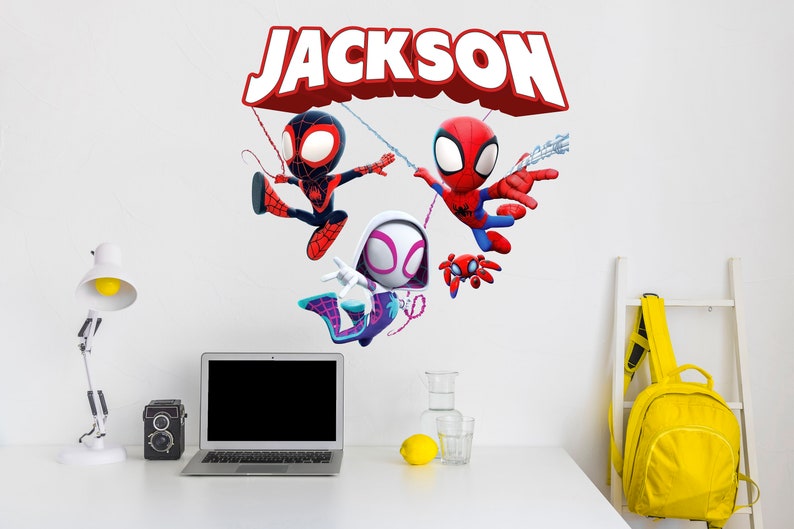Spidey Spider Man Spider Verse Craft Wall Decal Wall Mural - Etsy