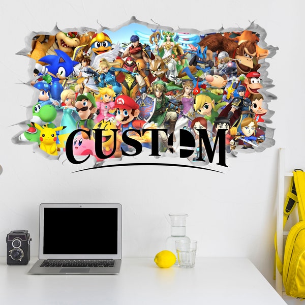 Super Mario Decal - Etsy