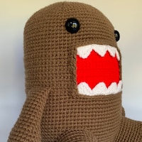 Crochet Pattern Domo Kun Inspired Plushy - Etsy