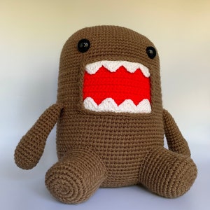 Crochet Pattern Domo Kun Inspired Plushy - Etsy