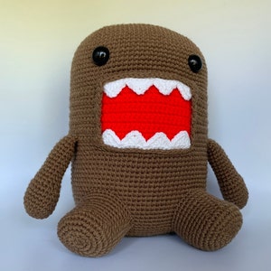 Crochet Pattern Domo Kun Inspired Plushy - Etsy