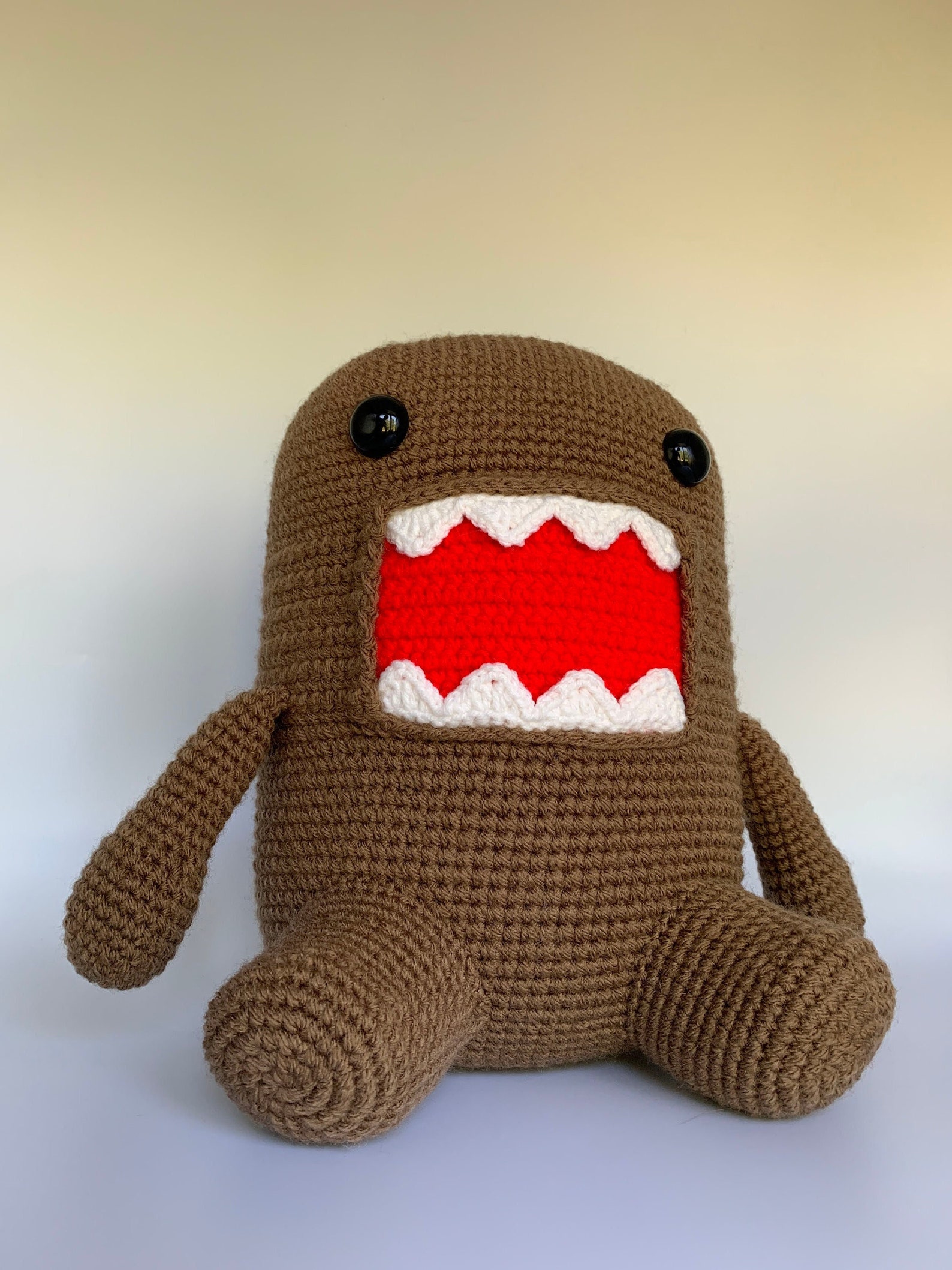 Crochet Pattern Domo Kun Inspired Plushy - Etsy