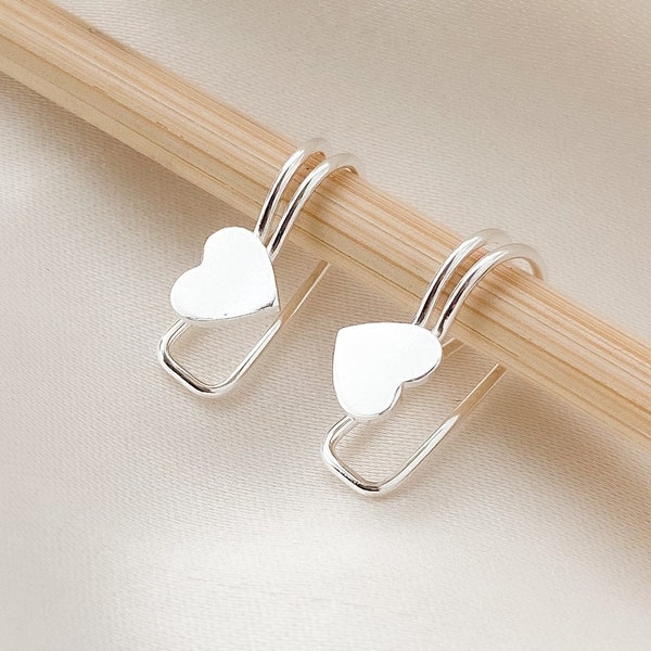 Heart Ear Cuff - Etsy