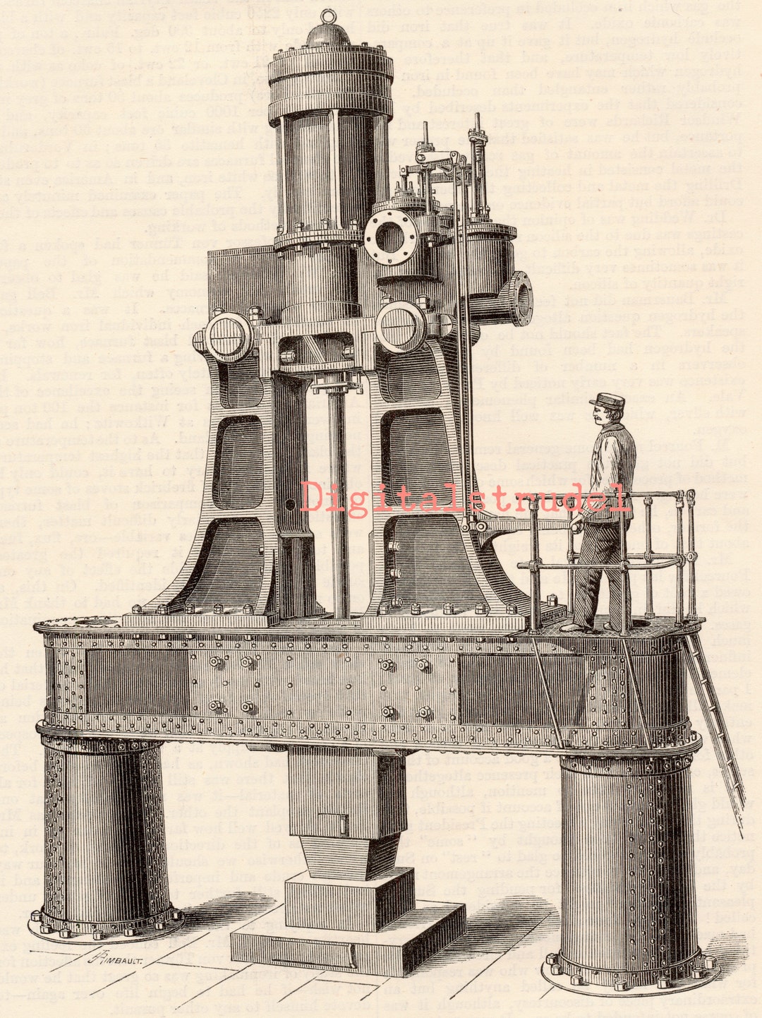 Steam Hammer - From 1882 - DIGITAL DOWNLOAD - Etsy