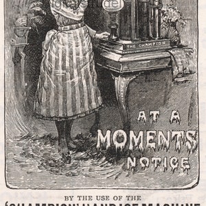 Rare Antique Advertisement for the Champion Hand Ice Machine - Pure Ice ...