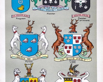 Coats Arms Fraser - Etsy