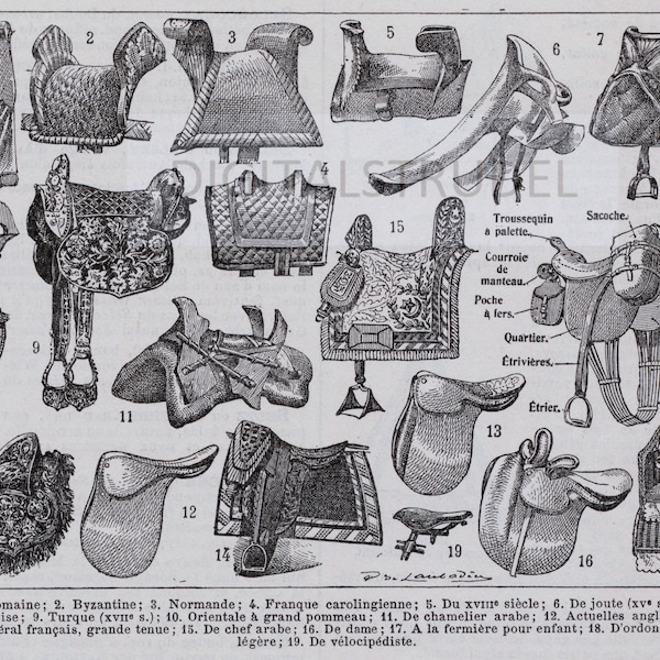 Antique Side Saddle - Etsy